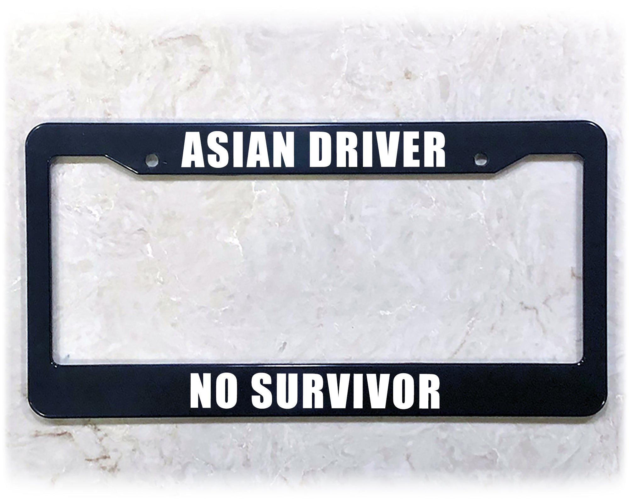 License Plate Frame | ASIAN DRIVER – Meme Frames